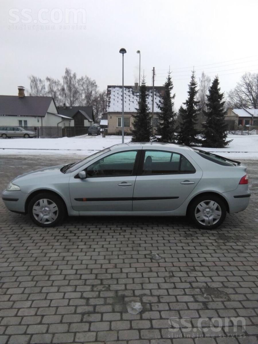 Grey Renault Laguna 2004 in Dobele, with an engine capacity of 1.90 L and mileage of 228 thousand km for 2500 €, photo 1 on AUTOMOTO.COM.LV