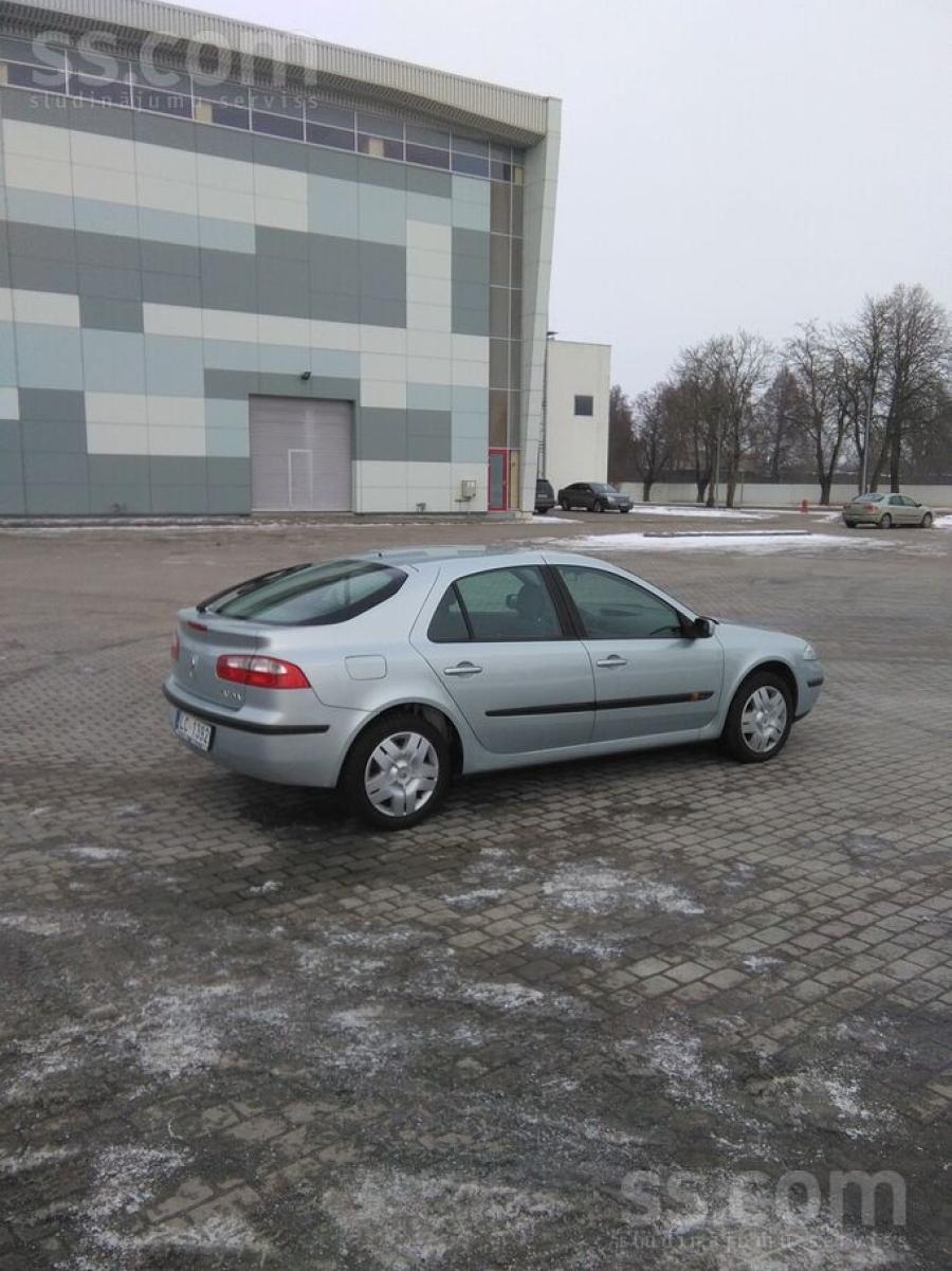 Grey Renault Laguna 2004 in Dobele, with an engine capacity of 1.90 L and mileage of 228 thousand km for 2500 €, photo 6 on AUTOMOTO.COM.LV
