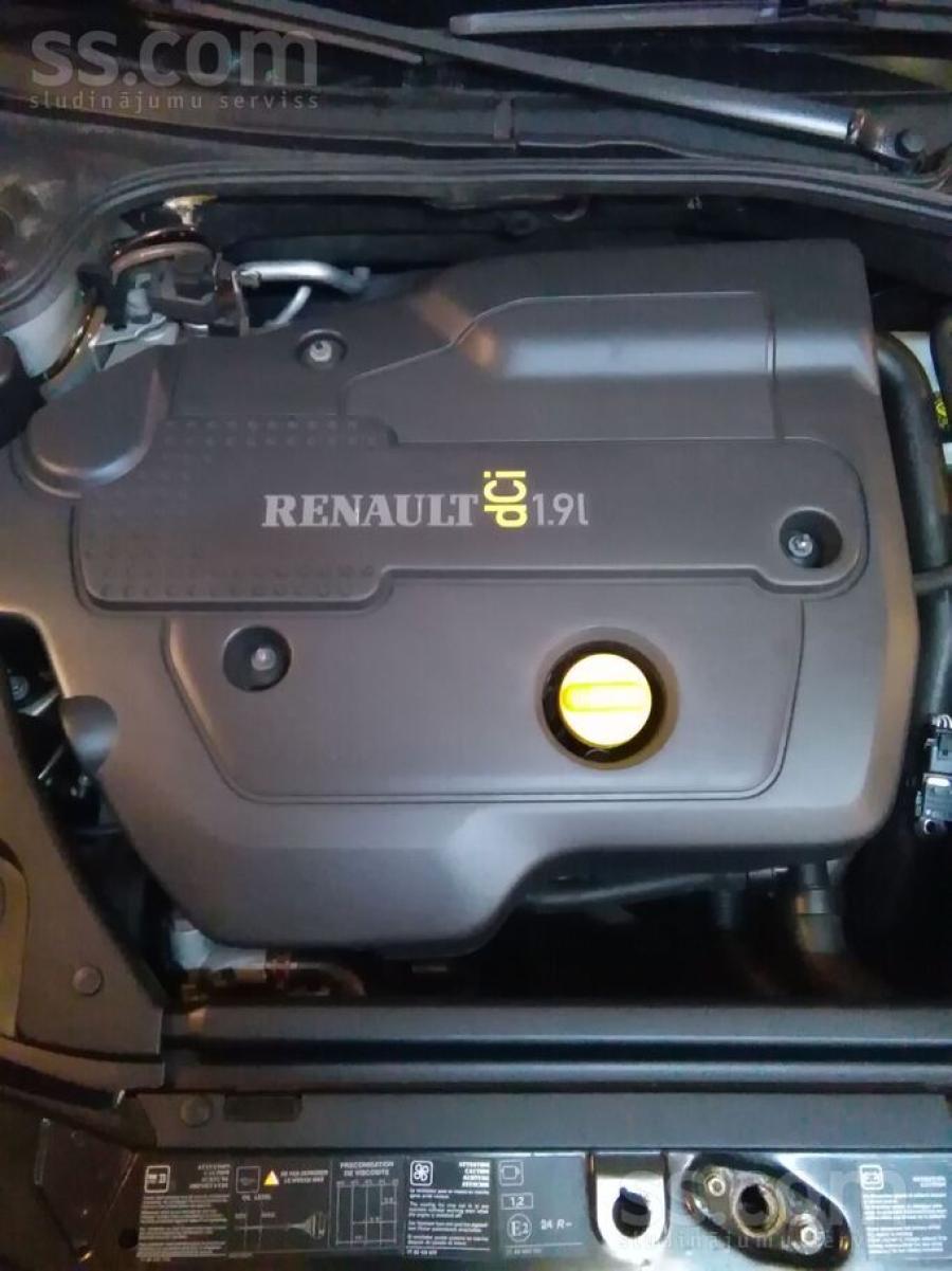 Grey Renault Laguna 2004 in Dobele, with an engine capacity of 1.90 L and mileage of 228 thousand km for 2500 €, photo 27 on AUTOMOTO.COM.LV