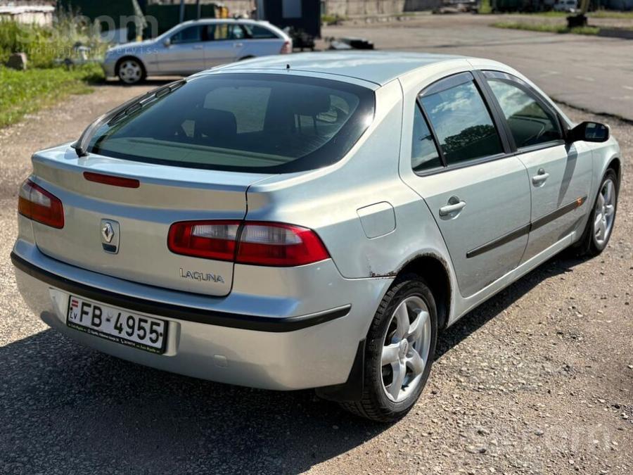 Pelēks Renault Laguna 2004 Rīga, ar dzinēja tilpumu 1.80 L un nobraukumu 231 tūkst. km par 1360 €, foto 4 vietnē AUTOMOTO.COM.LV