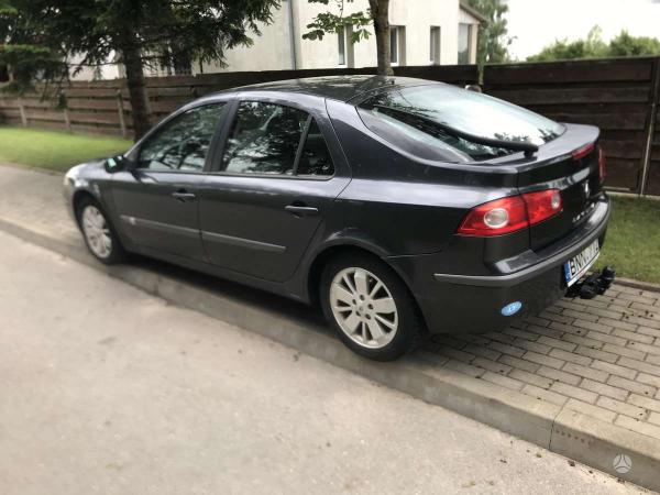 Grey Renault Laguna 2006 in Alytus, with an engine capacity of 2.00 L and mileage of 190 thousand km for 1499 €, photo 4 on AUTOMOTO.COM.LV