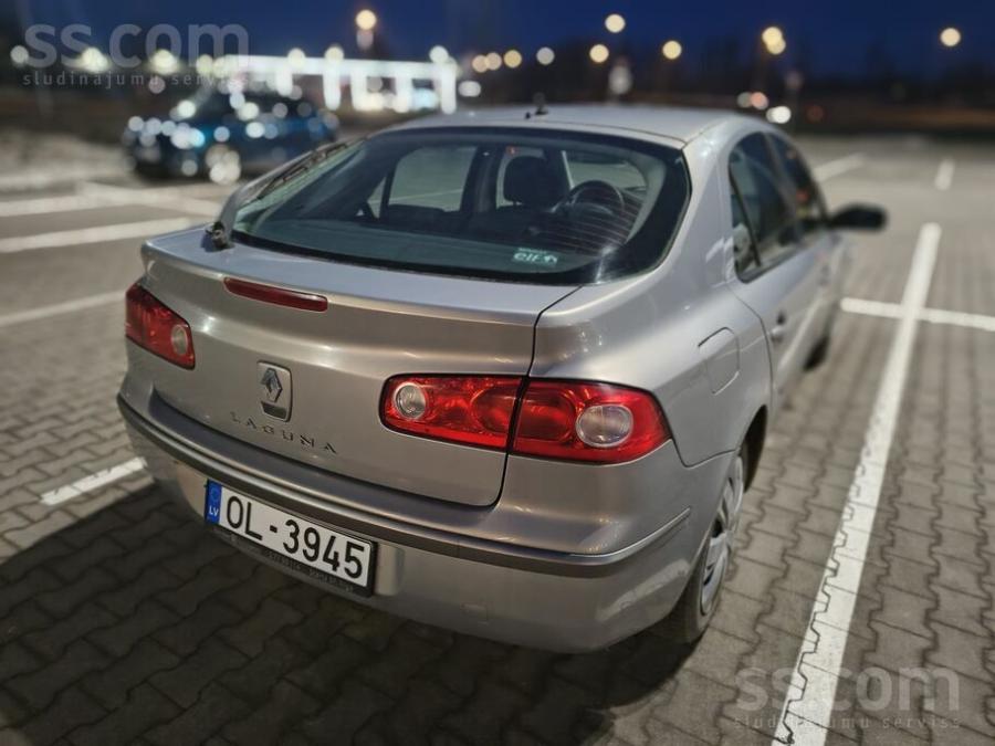 Grey Renault Laguna 2007 in Riga, with an engine capacity of 1.70 L and mileage of 320 thousand km for 850 €, photo 7 on AUTOMOTO.COM.LV