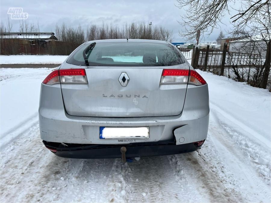 Pelēks Renault Laguna 2009 Tauragė, ar dzinēja tilpumu 1.50 L un nobraukumu 230 tūkst. km par 1150 €, foto 5 vietnē AUTOMOTO.COM.LV