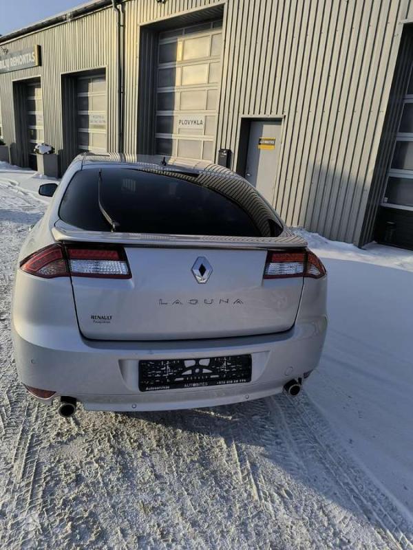 Pelēks Renault Laguna 2011 Joniškis, ar dzinēja tilpumu 2.00 L un nobraukumu 173 tūkst. km par 3800 €, foto 5 vietnē AUTOMOTO.COM.LV