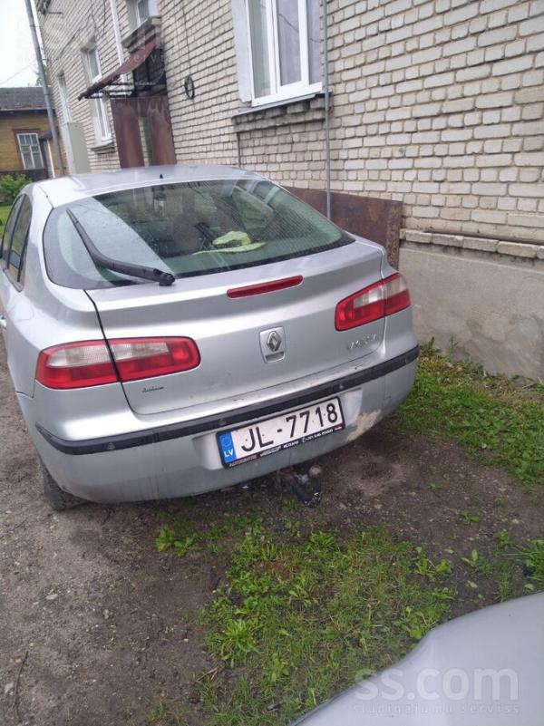 Grey Renault Laguna 2001 in Rezekne, with an engine capacity of 1.90 L and mileage of 334 thousand km for 500 €, photo 5 on AUTOMOTO.COM.LV