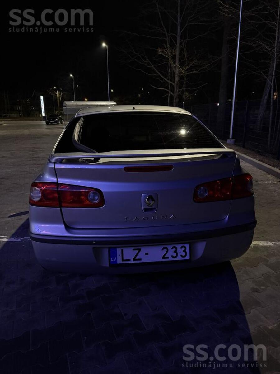 Pelēks Renault Laguna 2007 Jūrmala, ar dzinēja tilpumu 2.00 L un nobraukumu 279 tūkst. km par 1700 €, foto 2 vietnē AUTOMOTO.COM.LV