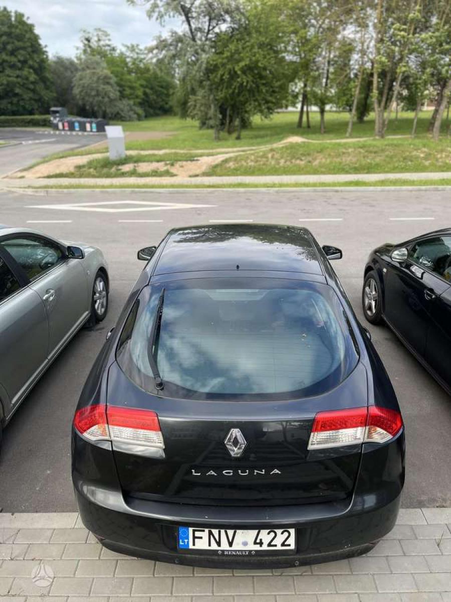 Grey Renault Laguna 2009 in Vilnius, with an engine capacity of 1.50 L and mileage of 163 thousand km for 2000 €, photo 8 on AUTOMOTO.COM.LV
