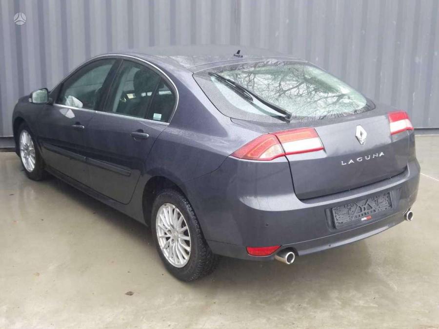 Grey Renault Laguna 2013 in Vilnius, with an engine capacity of 2.00 L and mileage of 138 thousand km for 3500 €, photo 4 on AUTOMOTO.COM.LV
