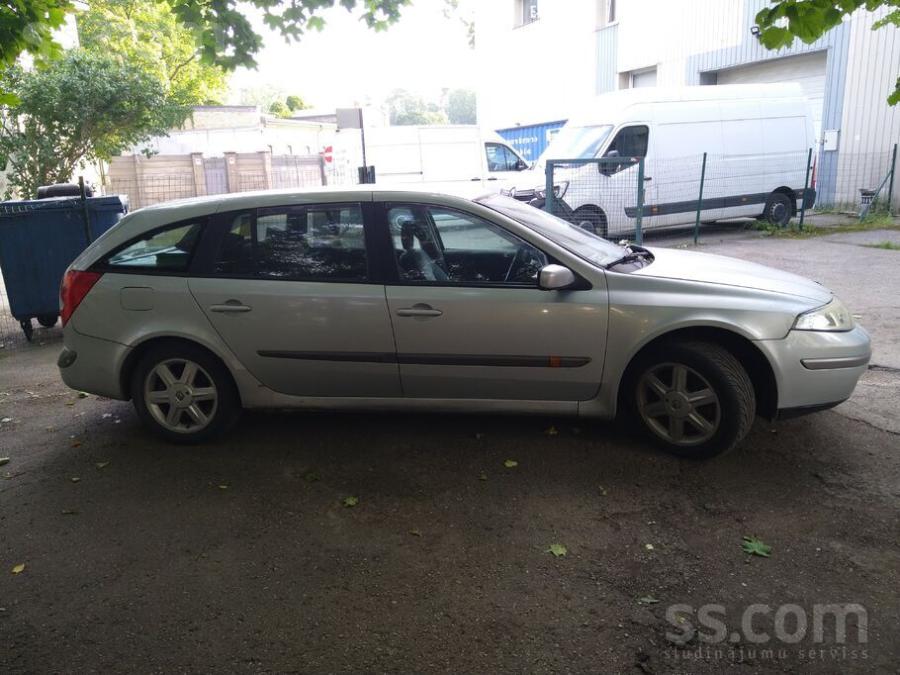 Pelēks Renault Laguna 2002 Jūrmala, ar dzinēja tilpumu 1.90 L un nobraukumu 344 tūkst. km par 900 €, foto 3 vietnē AUTOMOTO.COM.LV