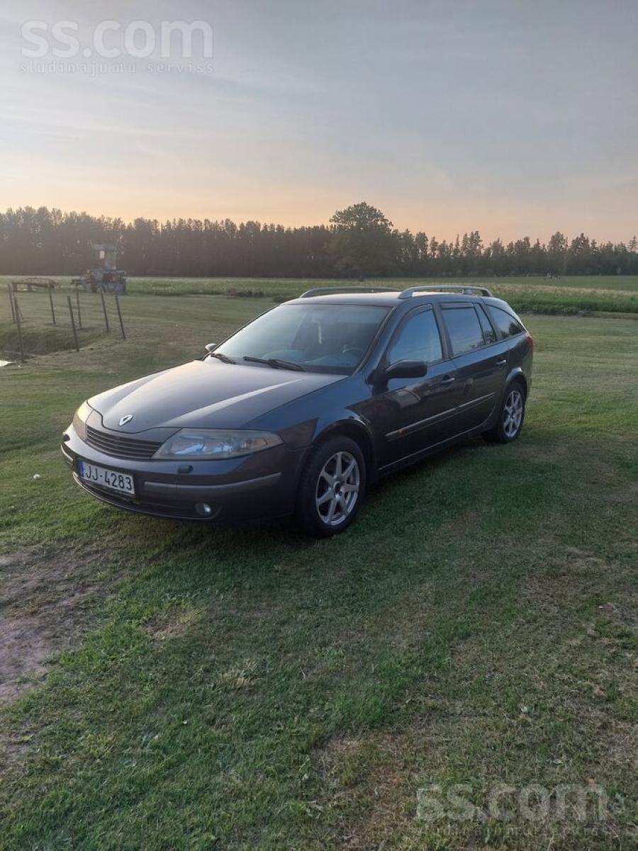 Grey Renault Laguna 2004 in Riga, with an engine capacity of 1.90 L and mileage of 365 thousand km for 550 €, photo 1 on AUTOMOTO.COM.LV