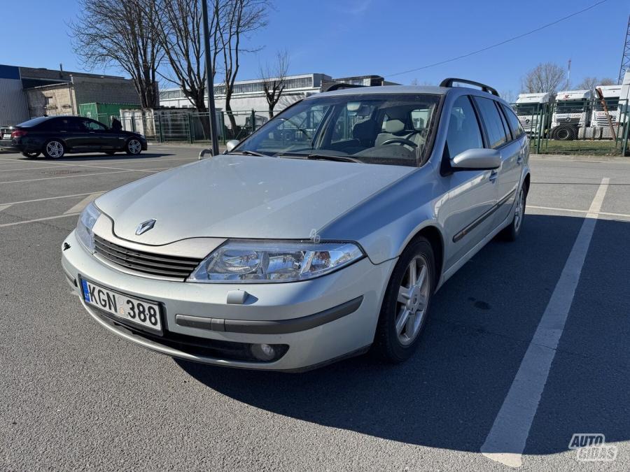 Pelēks Renault Laguna 2004 Klaipėda, ar dzinēja tilpumu 2.00 L un nobraukumu 254 tūkst. km par 1200 €, foto 1 vietnē AUTOMOTO.COM.LV