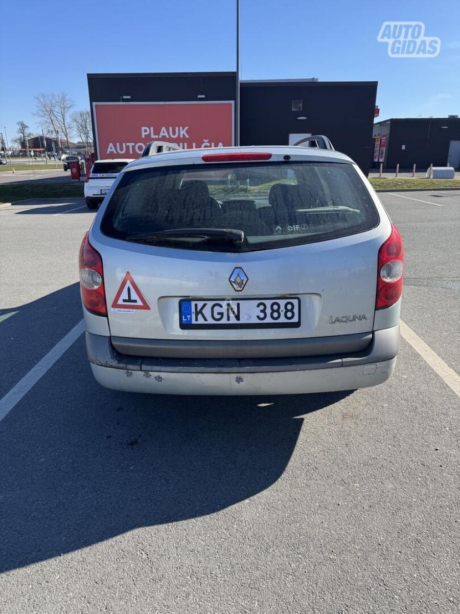 Pelēks Renault Laguna 2004 Klaipėda, ar dzinēja tilpumu 2.00 L un nobraukumu 254 tūkst. km par 1200 €, foto 7 vietnē AUTOMOTO.COM.LV