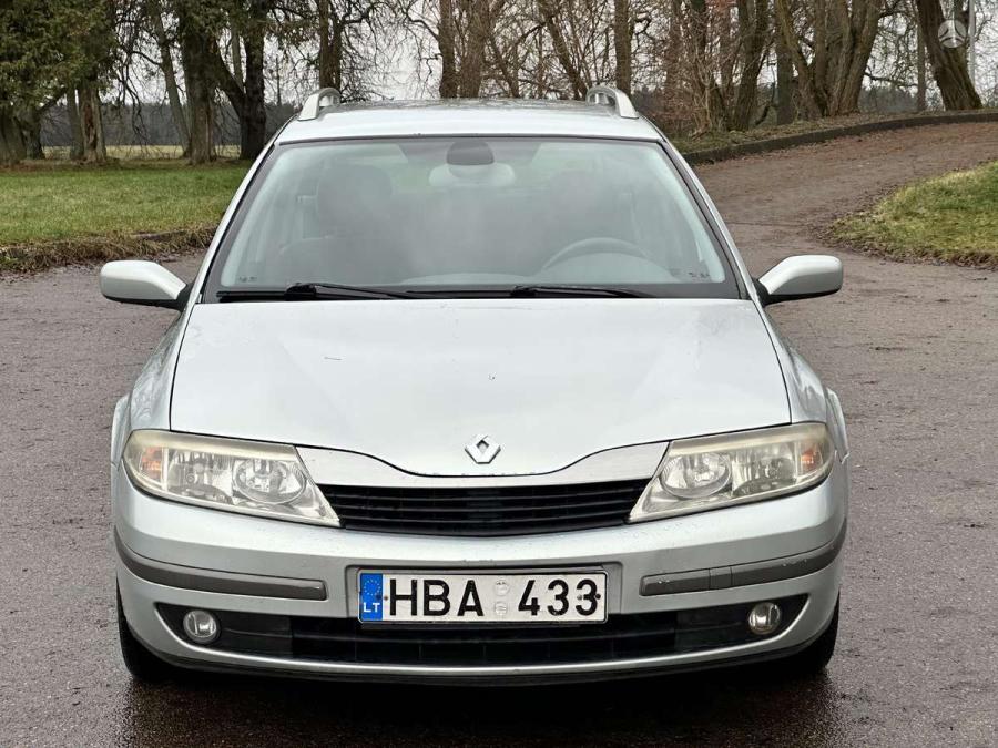 Pelēks Renault Laguna 2005 Viļņa, ar dzinēja tilpumu 2.00 L un nobraukumu 300 tūkst. km par 999 €, foto 2 vietnē AUTOMOTO.COM.LV
