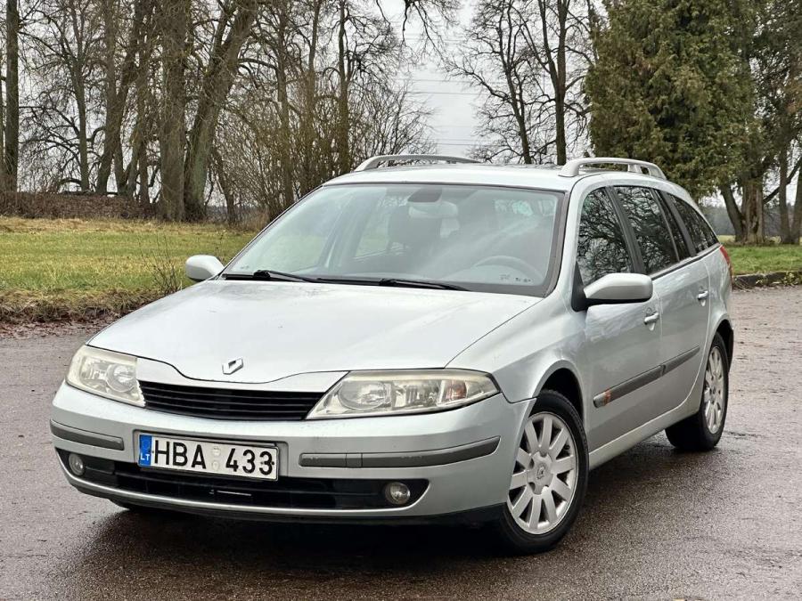 Pelēks Renault Laguna 2005 Viļņa, ar dzinēja tilpumu 2.00 L un nobraukumu 300 tūkst. km par 999 €, foto 3 vietnē AUTOMOTO.COM.LV