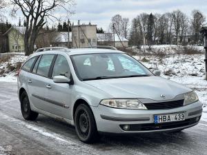 Grey Renault Laguna 2005 in Vilnius, with an engine capacity of 2.00 L and mileage of 300 thousand km for 499 €, photo 3 on AUTOMOTO.COM.LV