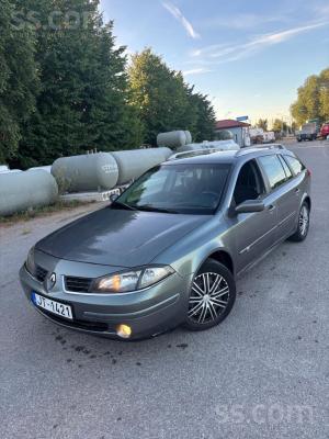 Grey Renault Laguna 2005 in Liepaja, with an engine capacity of 1.90 L and mileage of 395 thousand km for 900 €, photo 4 on AUTOMOTO.COM.LV