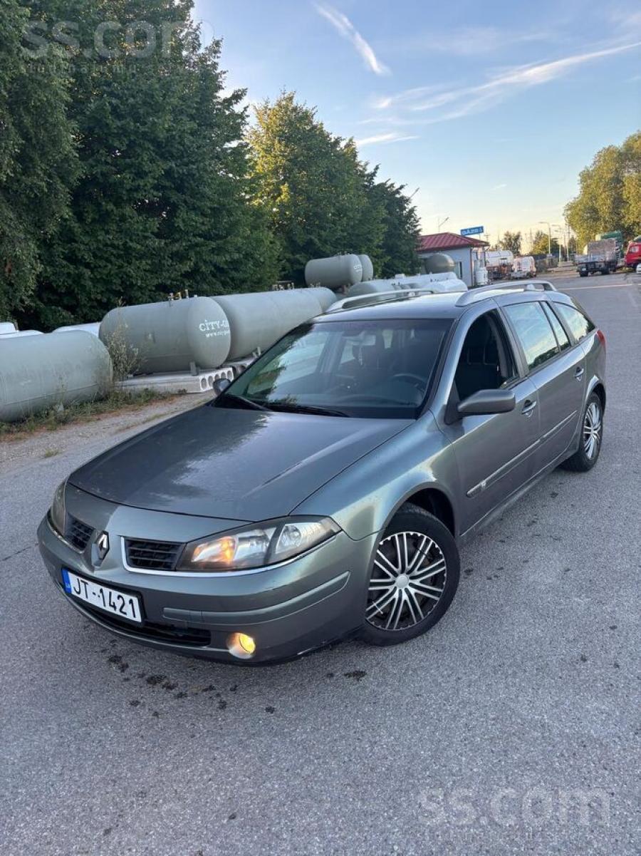 Grey Renault Laguna 2005 in Liepaja, with an engine capacity of 1.90 L and mileage of 395 thousand km for 900 €, photo 4 on AUTOMOTO.COM.LV