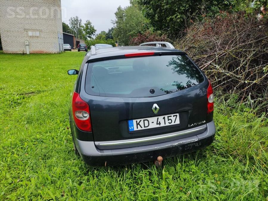 Grey Renault Laguna 2005 in Limbazi, with an engine capacity of 1.90 L and mileage of 320 thousand km for 450 €, photo 8 on AUTOMOTO.COM.LV