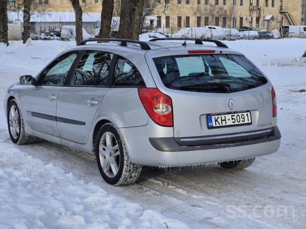 Grey Renault Laguna 2006 in Riga, with an engine capacity of 2.00 L and mileage of 0 thousand km for 1450 €, photo 4 on AUTOMOTO.COM.LV