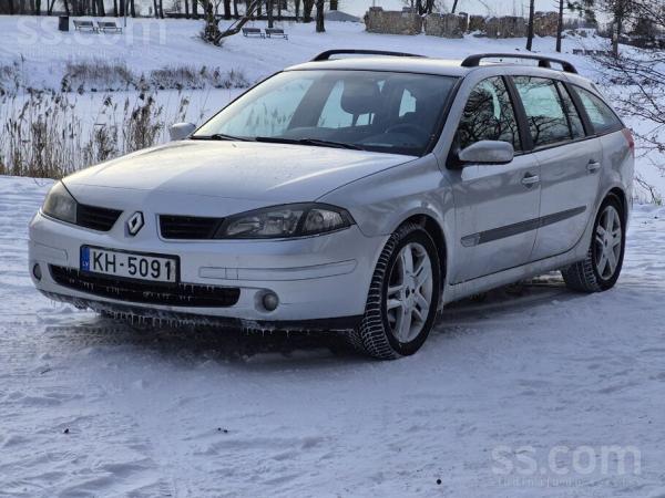 Grey Renault Laguna 2006 in Riga, with an engine capacity of 2.00 L and mileage of 0 thousand km for 1450 €, photo 6 on AUTOMOTO.COM.LV