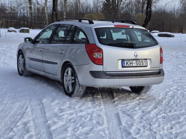 Grey Renault Laguna 2006 in Riga, with an engine capacity of 2.00 L and mileage of 0 thousand km for 1450 €, photo 7 on AUTOMOTO.COM.LV