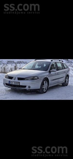 Grey Renault Laguna 2006 in Riga, with an engine capacity of 2.00 L and mileage of 0 thousand km for 1200 €, photo 3 on AUTOMOTO.COM.LV