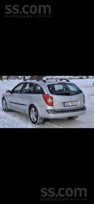 Grey Renault Laguna 2006 in Riga, with an engine capacity of 2.00 L and mileage of 0 thousand km for 1200 €, photo 5 on AUTOMOTO.COM.LV