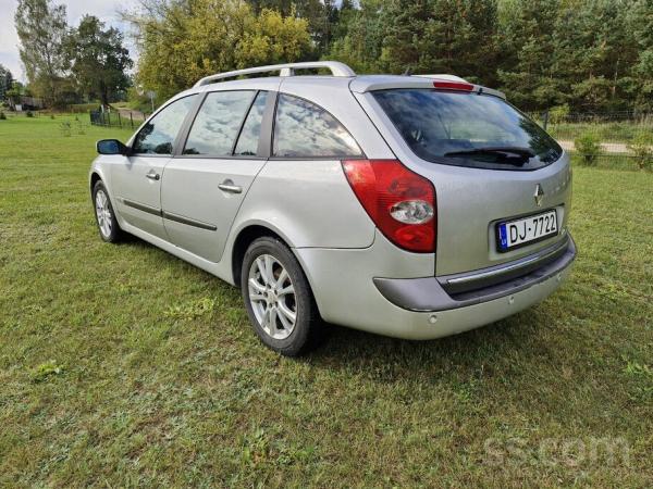 Grey Renault Laguna 2007 in Riga, with an engine capacity of 1.90 L and mileage of 270 thousand km for 500 €, photo 2 on AUTOMOTO.COM.LV
