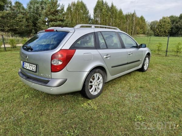 Grey Renault Laguna 2007 in Riga, with an engine capacity of 1.90 L and mileage of 270 thousand km for 500 €, photo 4 on AUTOMOTO.COM.LV