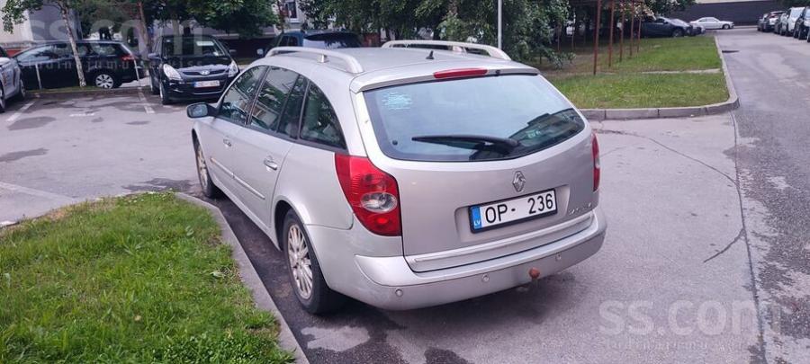 Pelēks Renault Laguna 2007 Rīga, ar dzinēja tilpumu 1.90 L un nobraukumu 299 tūkst. km par 1450 €, foto 3 vietnē AUTOMOTO.COM.LV