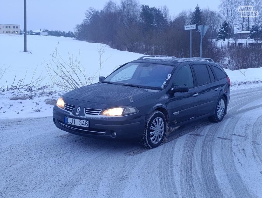 Pelēks Renault Laguna 2008 Kauņa, ar dzinēja tilpumu 1.90 L un nobraukumu 304 tūkst. km par 1100 €, foto 11 vietnē AUTOMOTO.COM.LV