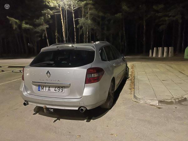Grey Renault Laguna 2010 in Kaunas, with an engine capacity of 2.00 L and mileage of 389 thousand km for 2600 €, photo 3 on AUTOMOTO.COM.LV