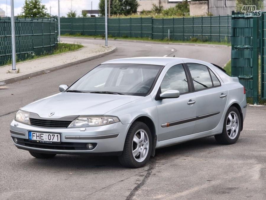 Renault Laguna 2002 in Vilnius, with an engine capacity of 1.90 L and mileage of 231 thousand km for 1200 €, photo 5 on AUTOMOTO.COM.LV