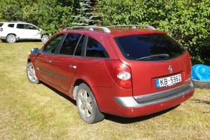 Red Renault Laguna 2005 in Talsi, with an engine capacity of 1.90 L and mileage of 378 thousand km for 700 €, photo 4 on AUTOMOTO.COM.LV
