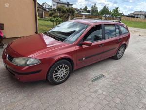 Sarkans Renault Laguna 2007 Šauļi, ar dzinēja tilpumu 1.99 L un nobraukumu 261 tūkst. km par 1000 €, foto  vietnē AUTOMOTO.COM.LV