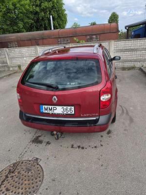 Sarkans Renault Laguna 2007 Šauļi, ar dzinēja tilpumu 1.99 L un nobraukumu 261 tūkst. km par 1000 €, foto 6 vietnē AUTOMOTO.COM.LV