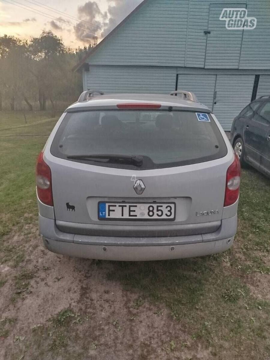 Renault Laguna 2001 Viļņa, ar dzinēja tilpumu 1.90 L un nobraukumu 400 tūkst. km par 1300 €, foto 5 vietnē AUTOMOTO.COM.LV