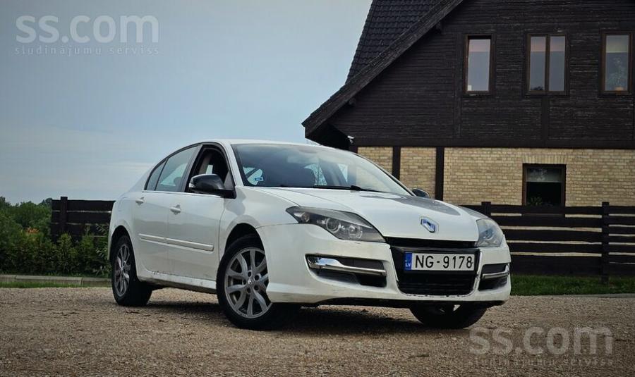 Balts Renault Laguna 2014 Jelgava, ar dzinēja tilpumu 1.50 L un nobraukumu 478 tūkst. km par 1699 €, foto 1 vietnē AUTOMOTO.COM.LV