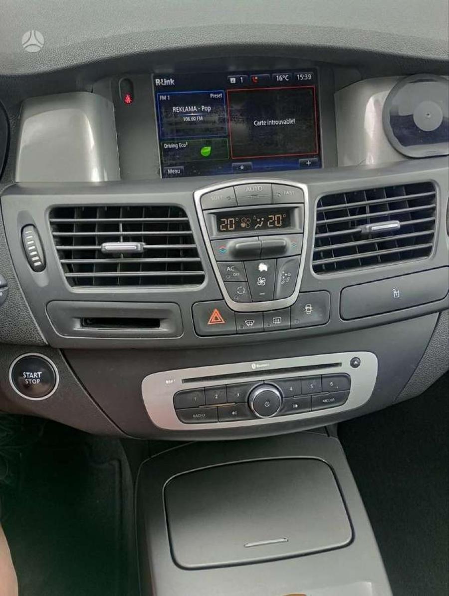 Balts Renault Laguna 2015 Kauņa, ar dzinēja tilpumu 1.46 L un nobraukumu 245 tūkst. km par 3300 €, foto 17 vietnē AUTOMOTO.COM.LV