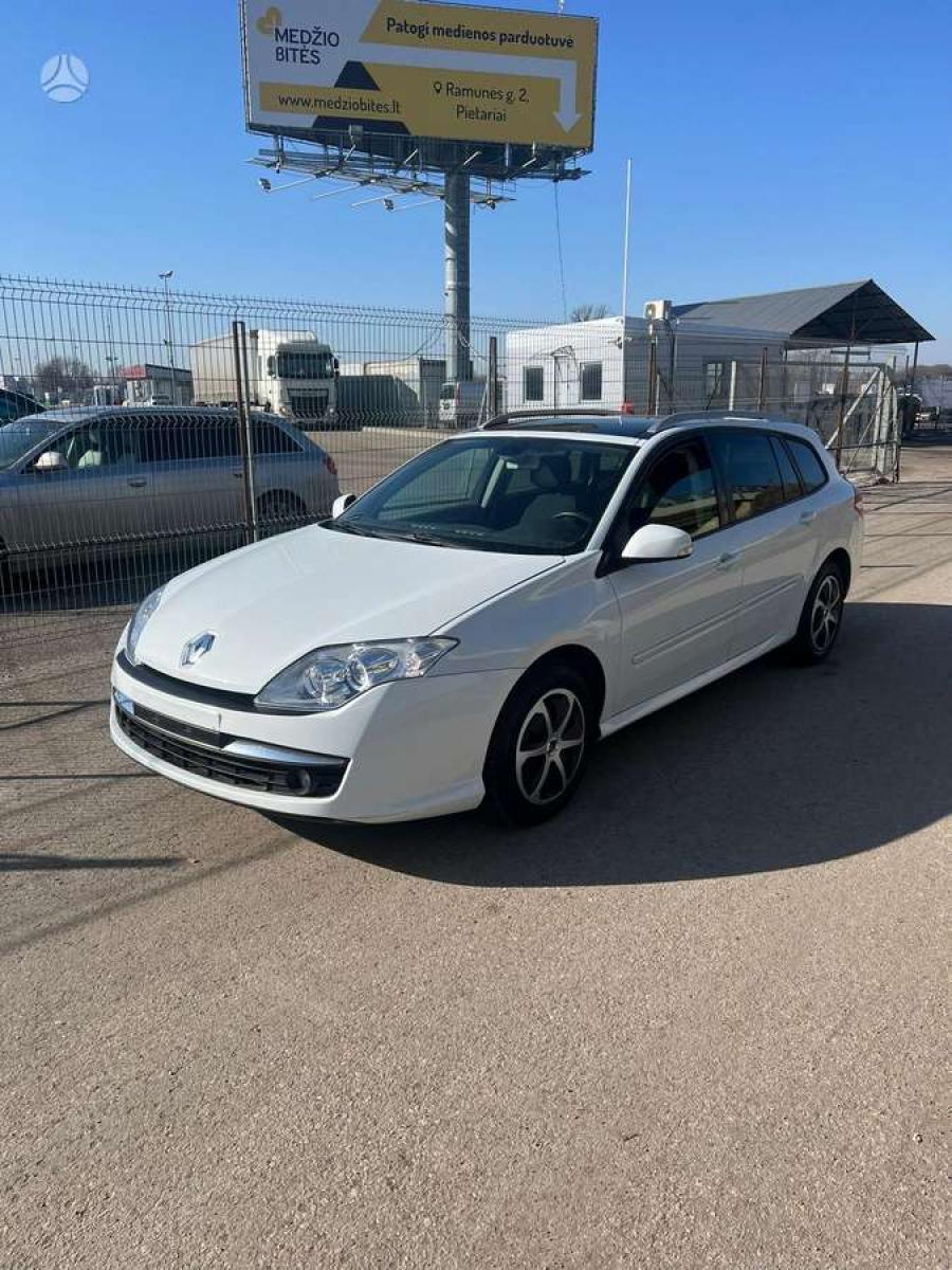 White Renault Laguna 2008 in Marijampole, with an engine capacity of 1.46 L and mileage of 220 thousand km for 2050 €, photo 15 on AUTOMOTO.COM.LV