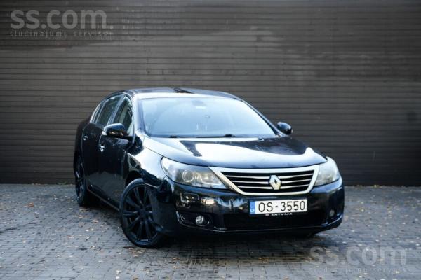 Renault Latitude 2011 in Riga on AUTOMOTO.COM.LV Black Renault Latitude 2011 in Riga, with an engine capacity of 2.00 L and mileage of 253 thousand km for 3900 €, photo 3 on AUTOMOTO.COM.LV
