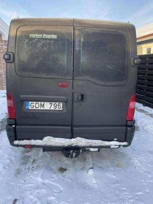 Melns Renault Master 2001 Klaipėda, ar dzinēja tilpumu 2.80 L un nobraukumu 450 tūkst. km par 1500 €, foto 3 vietnē AUTOMOTO.COM.LV