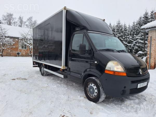 Black Renault Master 2008 in Riga, with an engine capacity of 2.50 L and mileage of 350 thousand km for 7500 €, photo 1 on AUTOMOTO.COM.LV
