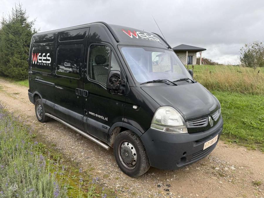 Melns Renault Master 2009 Viļņa, ar dzinēja tilpumu 2.46 L un nobraukumu 253 tūkst. km par 3950 €, foto 6 vietnē AUTOMOTO.COM.LV