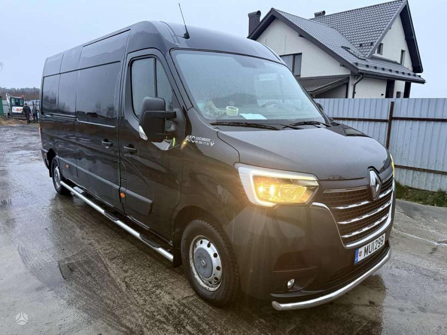 Black Renault Master 2019 in Vilnius, with an engine capacity of 2.30 L and mileage of 147 thousand km for 18876 €, photo 5 on AUTOMOTO.COM.LV