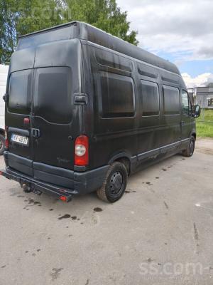 Black Renault Master 2005 in Riga, with an engine capacity of 3.00 L and mileage of 0 thousand km for 2300 €, photo 4 on AUTOMOTO.COM.LV