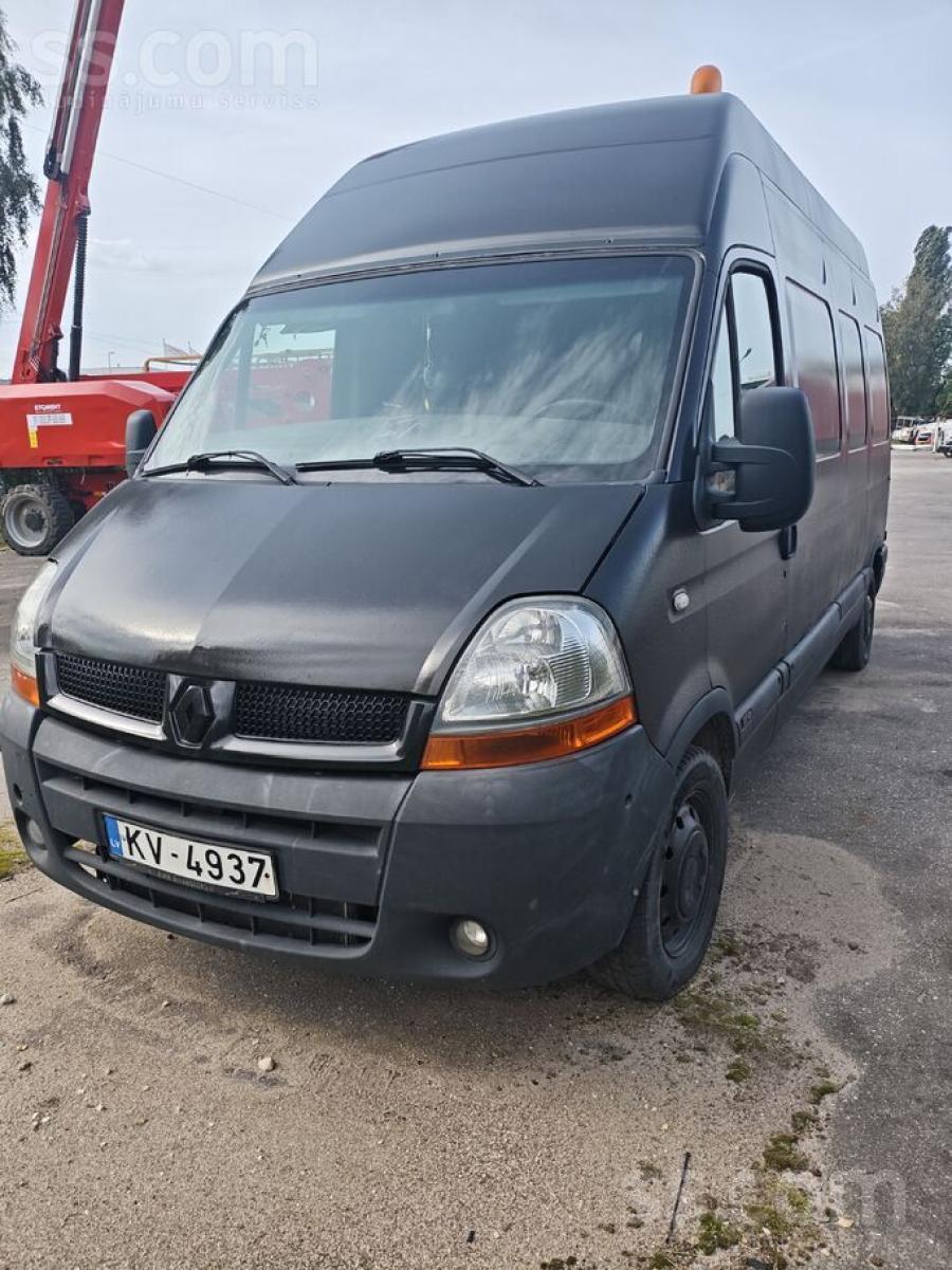 Melns Renault Master 2005 Rīga, ar dzinēja tilpumu 3.00 L un nobraukumu 536 tūkst. km par 1800 €, foto 1 vietnē AUTOMOTO.COM.LV