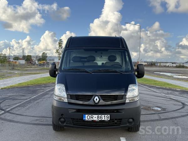 Renault Master 2009 in Liepaja on AUTOMOTO.COM.LV Black Renault Master 2009 in Liepaja, with an engine capacity of 2.50 L and mileage of 253 thousand km for 7300 €, photo 8 on AUTOMOTO.COM.LV