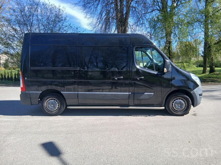 Melns Renault Master 2011 Ogre, ar dzinēja tilpumu 2.30 L un nobraukumu 255 tūkst. km par 5700 €, foto 7 vietnē AUTOMOTO.COM.LV