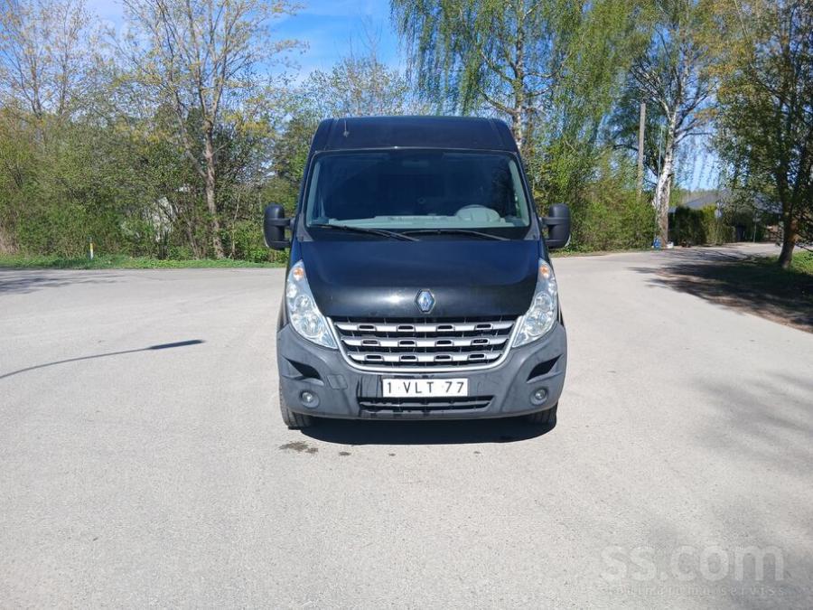 Melns Renault Master 2011 Ogre, ar dzinēja tilpumu 2.30 L un nobraukumu 255 tūkst. km par 5700 €, foto 9 vietnē AUTOMOTO.COM.LV